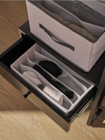 Sinsay - Úložná krabička s přihrádkami - bílá
