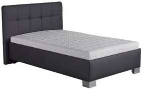 Jednolůžková postel 90 cm - Blanár - Kelly (šedá) (s roštem)