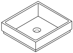 GROHE 3948100H - Umyvadlo CUBE 500 × 470 mm keramika/bílá