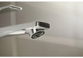 Hansgrohe Rebris E Vysoká umyvadlová baterie CoolStart EcoSmart+ s výpustí, chrom 72591000