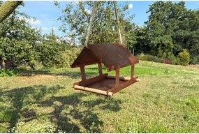 Nido Ptačí krmítko 30 x 25 x 23 cm, corten CORGARDEN 1039
