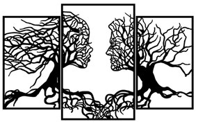 Nástěnná dekorace 116x71 cm strom života kov