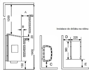Saunová kamna SAWO Mini NB Trendline - 3,6kW
