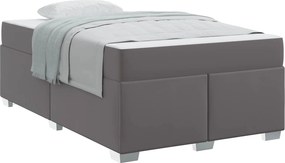 Rám postele Šedá 120 x 190 cm PVC 3399232