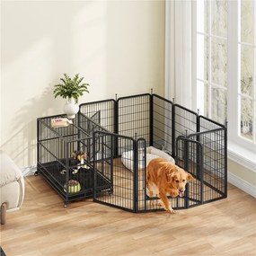 Ohrádka pro psy Yaheetech – 8dílů - 68 × 100 cm (267285231868)