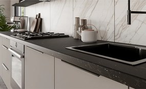 ARIA cb | horní kuchyňská skříňka 60x60 GN-72 2F (90°) rohová s policemi | 60x60 cm | černá/béžová