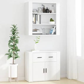 vidaXL Skříň highboard kompozitní dřevo [3185375] Barva: hnědý dub