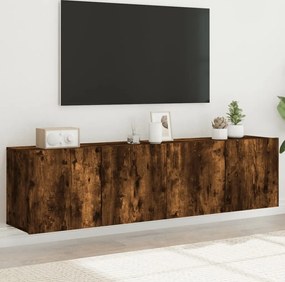 vidaXL TV skříňky nástěnné 2 ks 80 x 30 x 41 cm [836953] Barva: kouřový dub