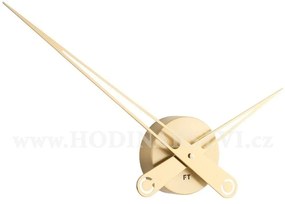 Designové nástěnné hodiny Future Time FT9650GD Hands gold 60cm