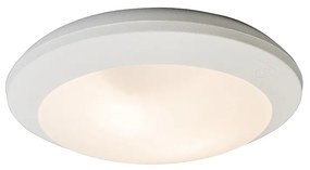 Stropní lampa bílá s pohybovým senzorem IP65 - Umberta