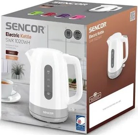 SENCOR SWK 1020WH bílá / Rychlovarná konvice / 2200W / 1L