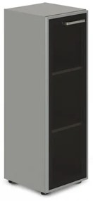 Střední úzká skříň TopOffice Premium, levá, 39,9 x 40,4 x 119,5 cm
