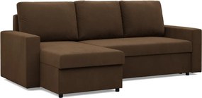 Rohová rozkládací sedací souprava Neo - rovný bok - model 2