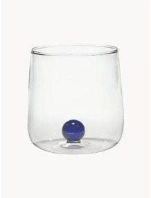 Ručně foukané sklenice z borosilikátového skla Bilia, 6 ks