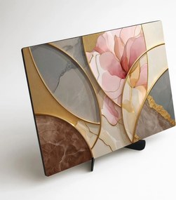 DUBLEZ | Moderní art deco obraz - Krása v mramoru | UV tisk, Premium
