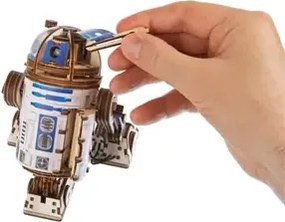 Ugears 3D dřevěná mechanická skládačka Star Wars R2-D2