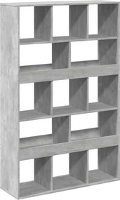 Dělicí stěna betonově šedá 100 x 33 x 156,5 cm kompozitní dřevo 3309531