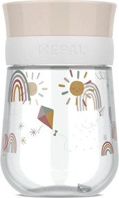 Béžový plastový dětský hrnek 300 ml Sunshine &amp; Rainbow – Mepal