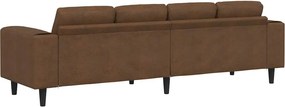 Pohovka do obývacího pokoje Hnědá 250 x 77 x 76 cm 3335108