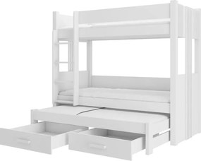 Třílůžková patrová postel ARTEMA 180x80