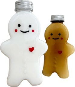 Láhev na vaječný likér GINGER BUDDY 350 ml, červená/zelená