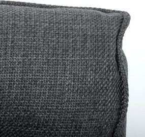 HOMCOM skládací podlahové křeslo, otočné čtecí křeslo 360° s 5stupňově nastavitelným opěradlem 58x107x79 cm, šedé