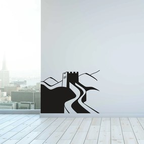 Samolepka na zeď - Velká Čínská zeď (60x43 cm) - PopyDesign