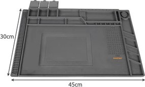Silikonová podložka s magnetickými přihrádkami 45×30 cm Bigstren