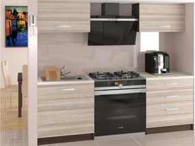 Paneláková kuchyňská linka Venezia 120 cm 01 - Krátká úchytka
