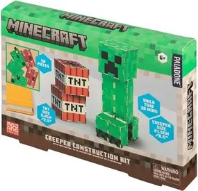PALADONE Stavebnice Creeper / Minecraft / 50 dílků / od 6 let