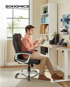 Ergonomická kancelářská židle, výškově nastavitelná otočná židle