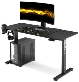 Elektricky výškově nastavitelný stůl 140 cm černý: Diablo X-Tensio 1400