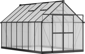Skleník 240 x 244 x 429 cm, zesílená konstrukce, polykarbonát 6 mm