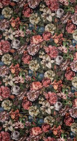 ZATEMŇOVACÍ ZÁVĚS NA PÁSCE PEONIA 140X270 CM VZOROVANÁ
