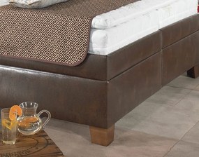 Americká postel boxspring LUIGI 200x200, s úložným prostorem
