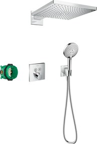 Hansgrohe Raindance E - Sprchový systém 300 1jet s termostatem ShowerSelect Square, chrom 27952000