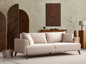 Atelier del Sofa 3-místná pohovka Buhara 3 Seater - Ecru, Okrová