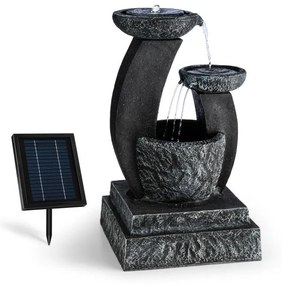 Blumfeldt Fantaghiro, zahradní fontána, solární panel, 3 W, LED polyresin, vzhled kamene