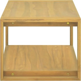 Nástěnná koupelnová skříňka 90 x 45 x 35 cm masivní teak 338235