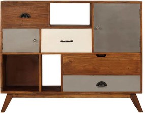 Příborník 115 x 35 x 86 cm masivní akáciové dřevo 247938