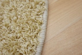 Vopi koberce Kusový koberec Color shaggy béžový kruh - 120x120 (průměr) kruh cm