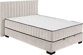 XXXLutz AMERICKÁ POSTEL, 140/200 cm, béžová MID.YOU - Postele s úložným prostorem - 002220053907