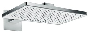 Hansgrohe Rainmaker Select - Horní sprcha 460 2jet EcoSmart 9 l / min se sprchovým ramenem, bílá / chrom 24015400