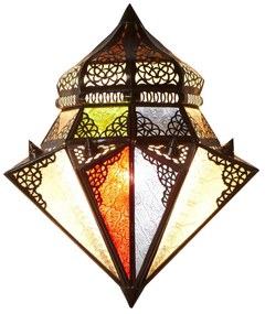 Orientální nástěnná lampa Jawhara barevná
