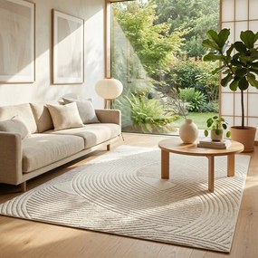 Krémový koberec 120x170 cm Zephyr – ESTE
