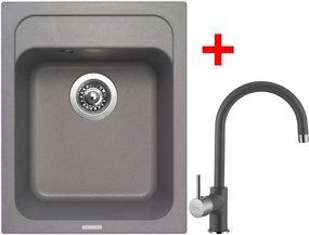 Sinks CLASSIC 400 Titanium+VITALIA GR CL40072VIGR72