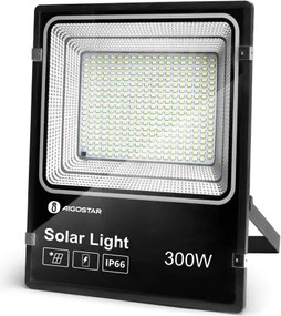 Aigostar - LED Stmívatelný solární reflektor LED/300W/3,2V IP66 + DO