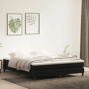 Postel Box Spring bez matrace černá 180x220 cm samet 3315887