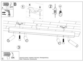 Sollux SL.0905 - Bodové svítidlo EYETECH 4xG9/12W/230V bílá