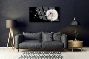 Obraz na skle Pampeliška 125x50 cm